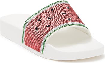 Katy Perry The Jimmi Watermelon Embellished Slide Sandal (Women ...