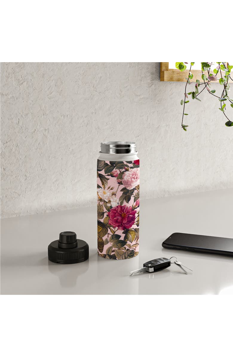 Deny Designs Burcu Korkmazyurek Rose Garden Stainless Steel Water ...