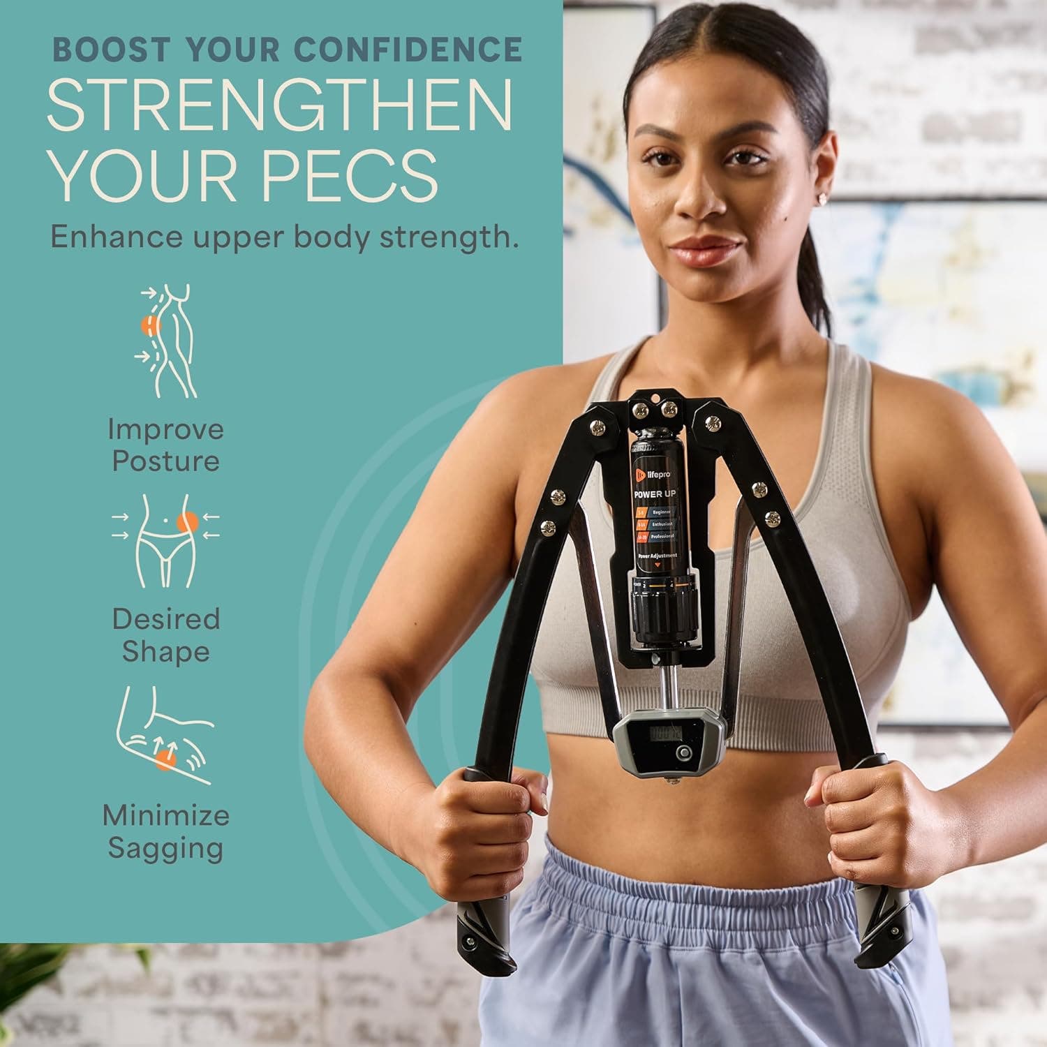 Lifepro Shredforce Chest Expander and Arm Twister Trainer Exerciser ...