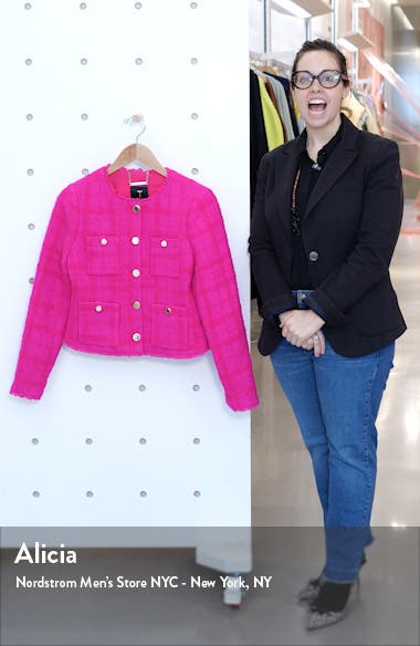 Ted Baker London Ilex Wool Blend Tweed Jacket | Nordstrom
