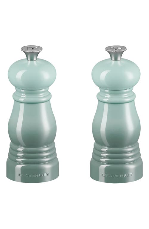 Le Creuset Classic Petite Salt & Pepper Mill Set In Sea Salt | ModeSens