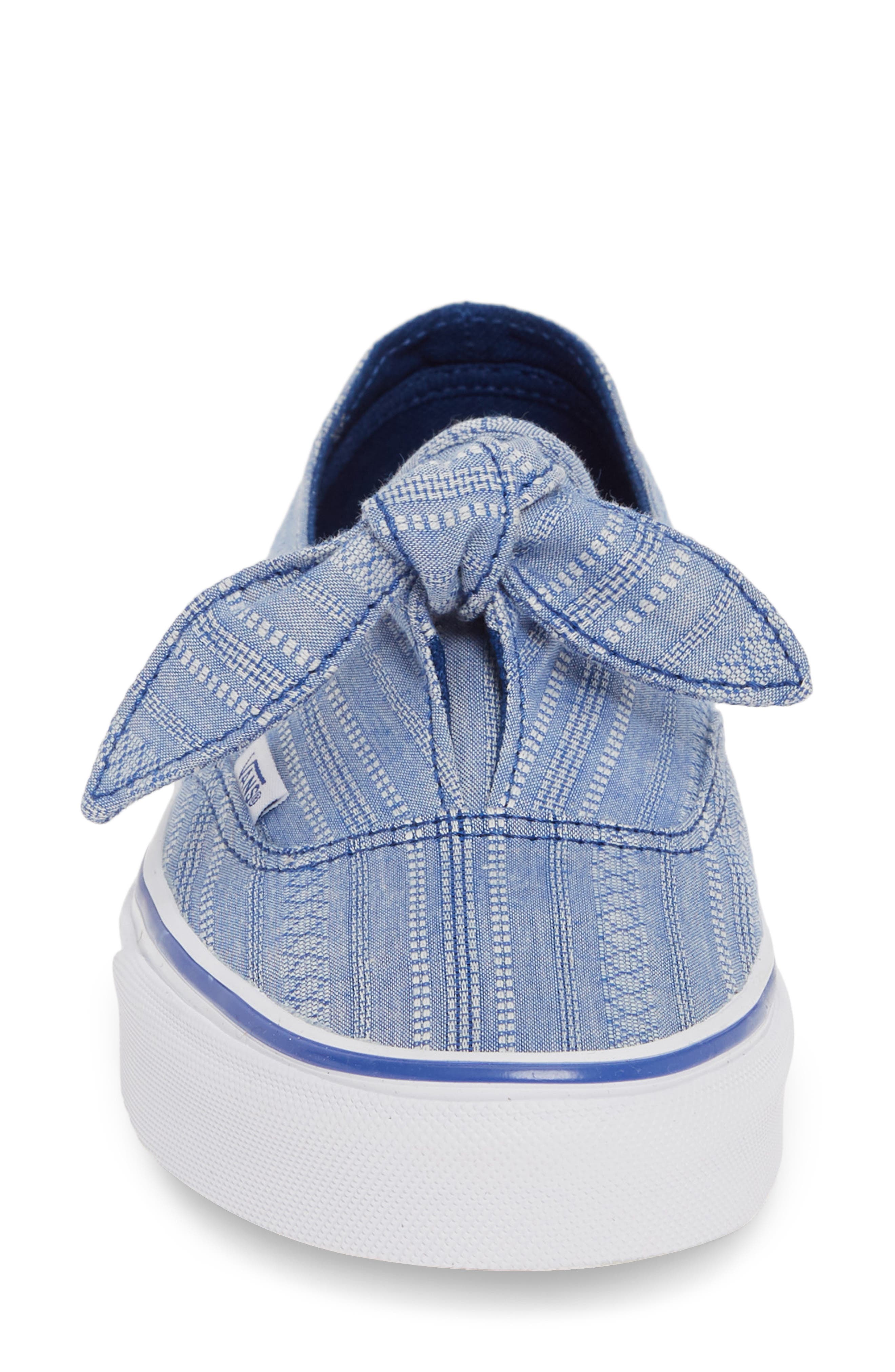 Vans UA Authentic Knotted Lace Chambray Sneaker (Women) | Nordstrom