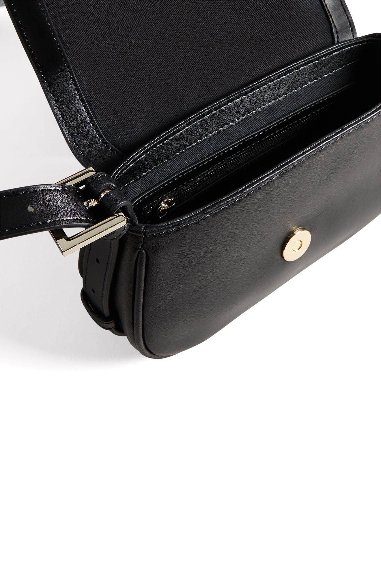Ted Baker London Bagira Curved Baguette Leather Crossbody Bag ...