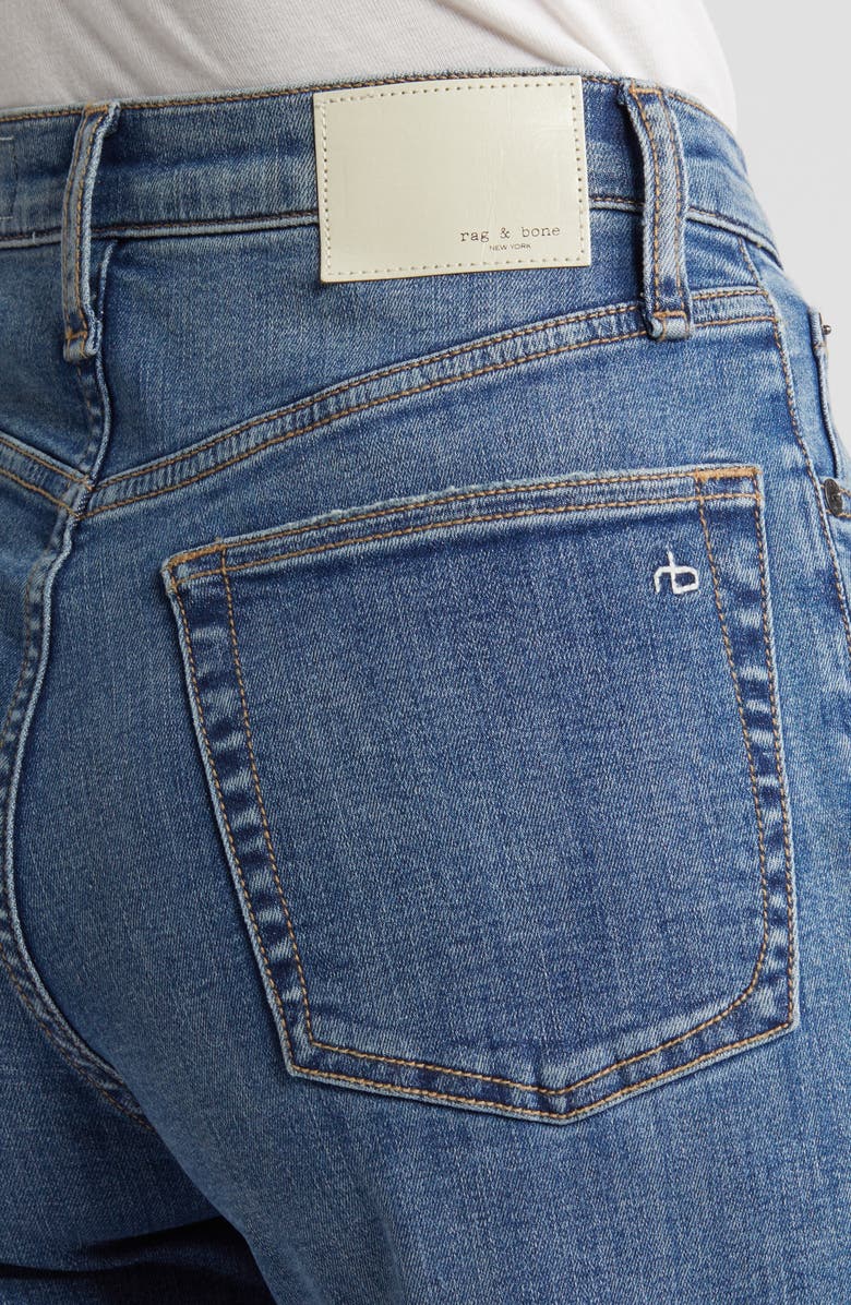 rag & bone Andi High Waist Ankle Wide Leg Jeans | Nordstrom