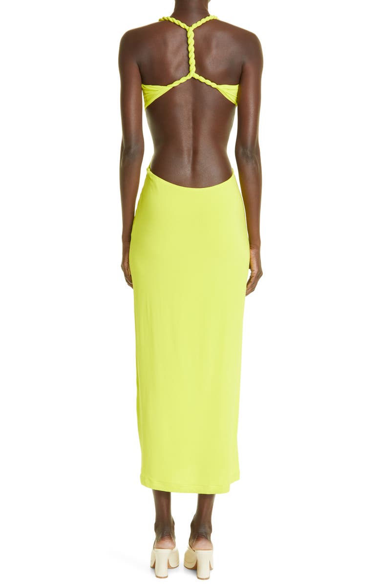 Dion Lee Rope Strap Halter Body-Con Jersey Midi Dress | Nordstromrack