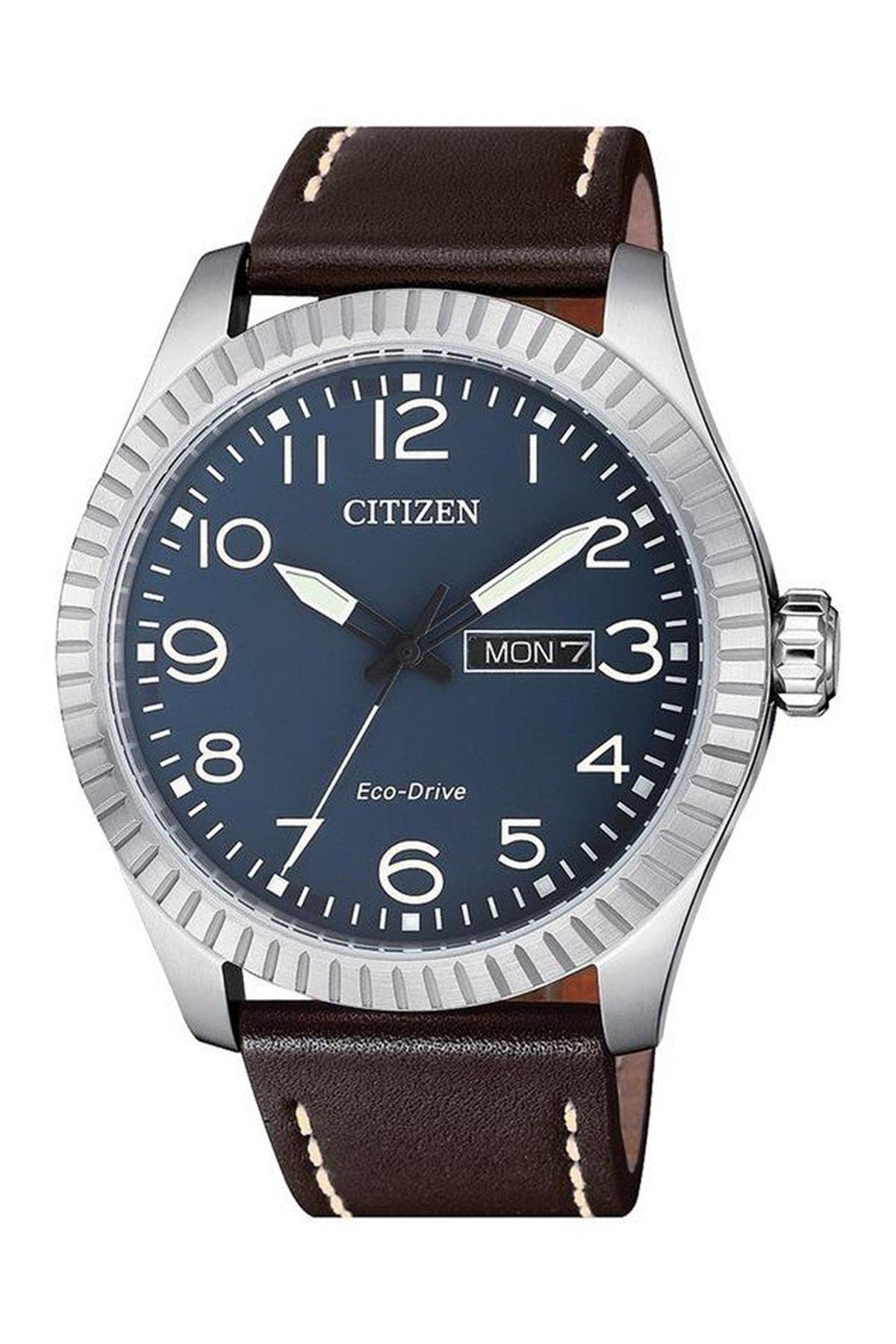 Citizen Promaster Nighthawk Eco-Drive Blue Dial Watch, 42mm | Nordstromrack
