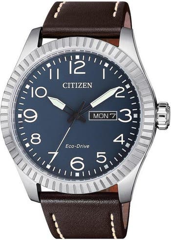 Citizen Promaster Nighthawk Eco-Drive Blue Dial Watch, 42mm | Nordstromrack