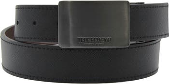 True Religion Brand Jeans Logo Plaque Reversible Belt | Nordstromrack