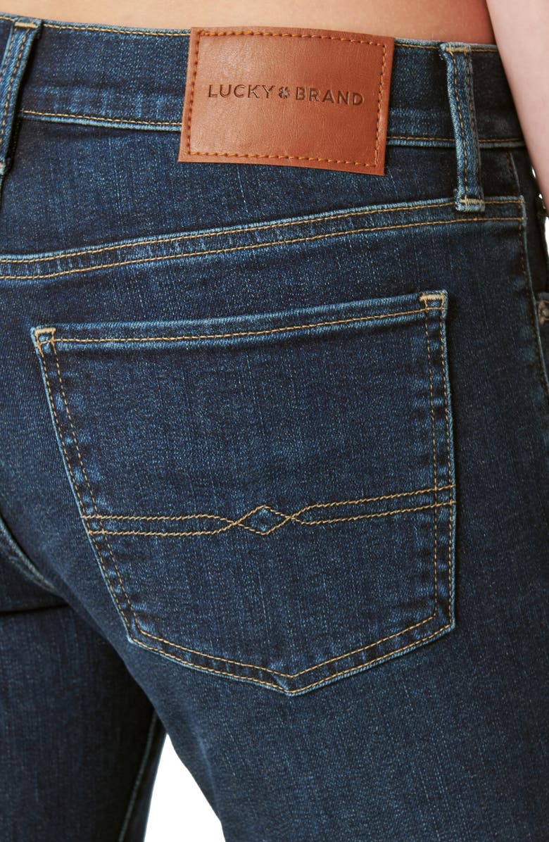Lucky Brand Sweet Straight Raw Hem Mid Rise Crop Straight Leg Jeans ...