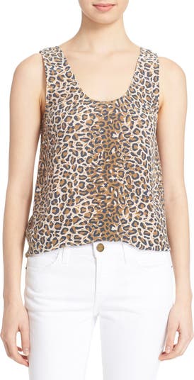 Equipment 'Kaylen' Leopard Print Silk Top | Nordstrom