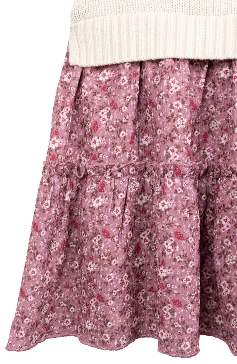 Rare Editions Kids' Flower Sweater Dress | Nordstromrack