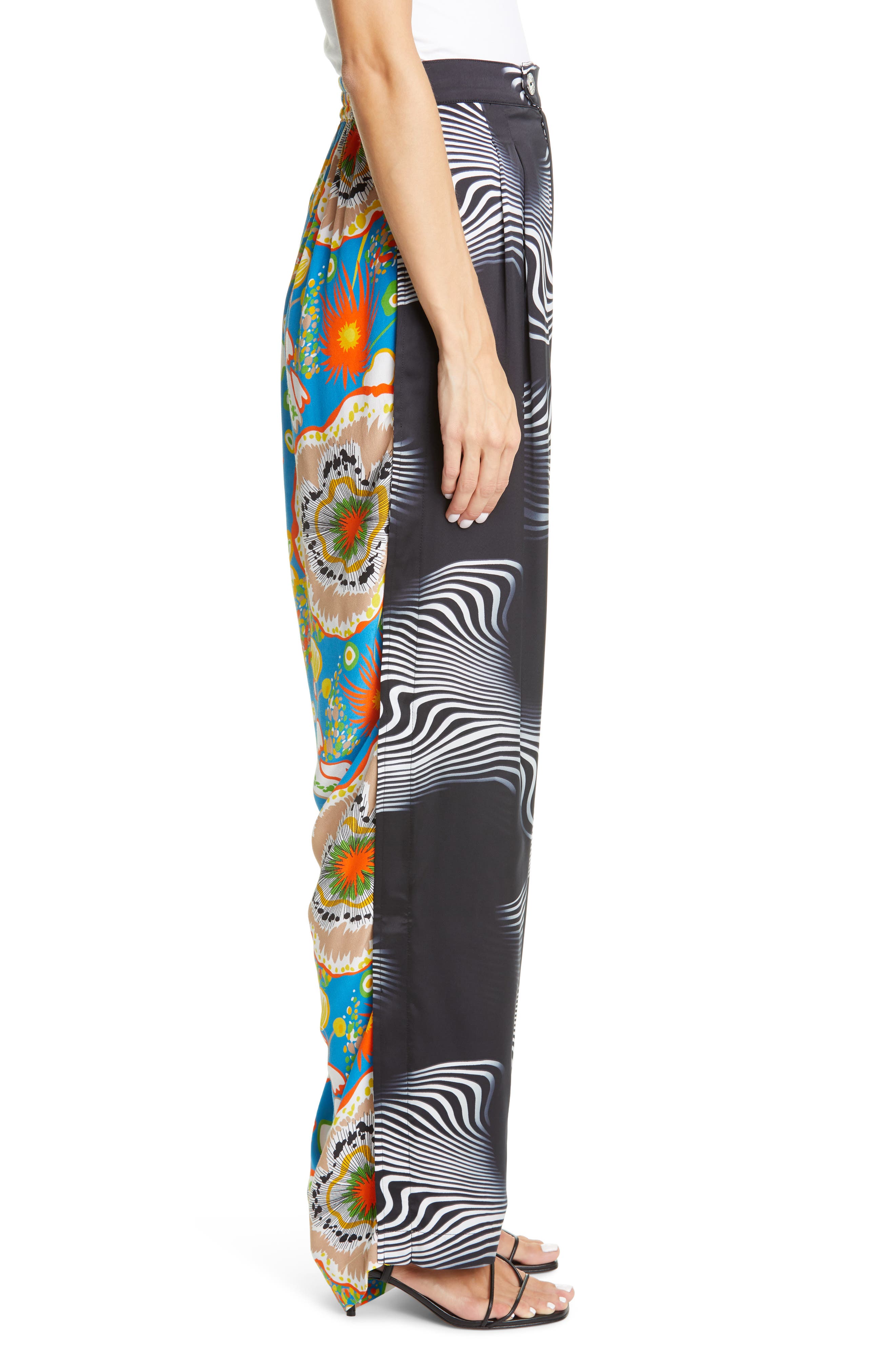 Simon Miller Echo High Waist Wide Leg Satin Trousers | Nordstrom
