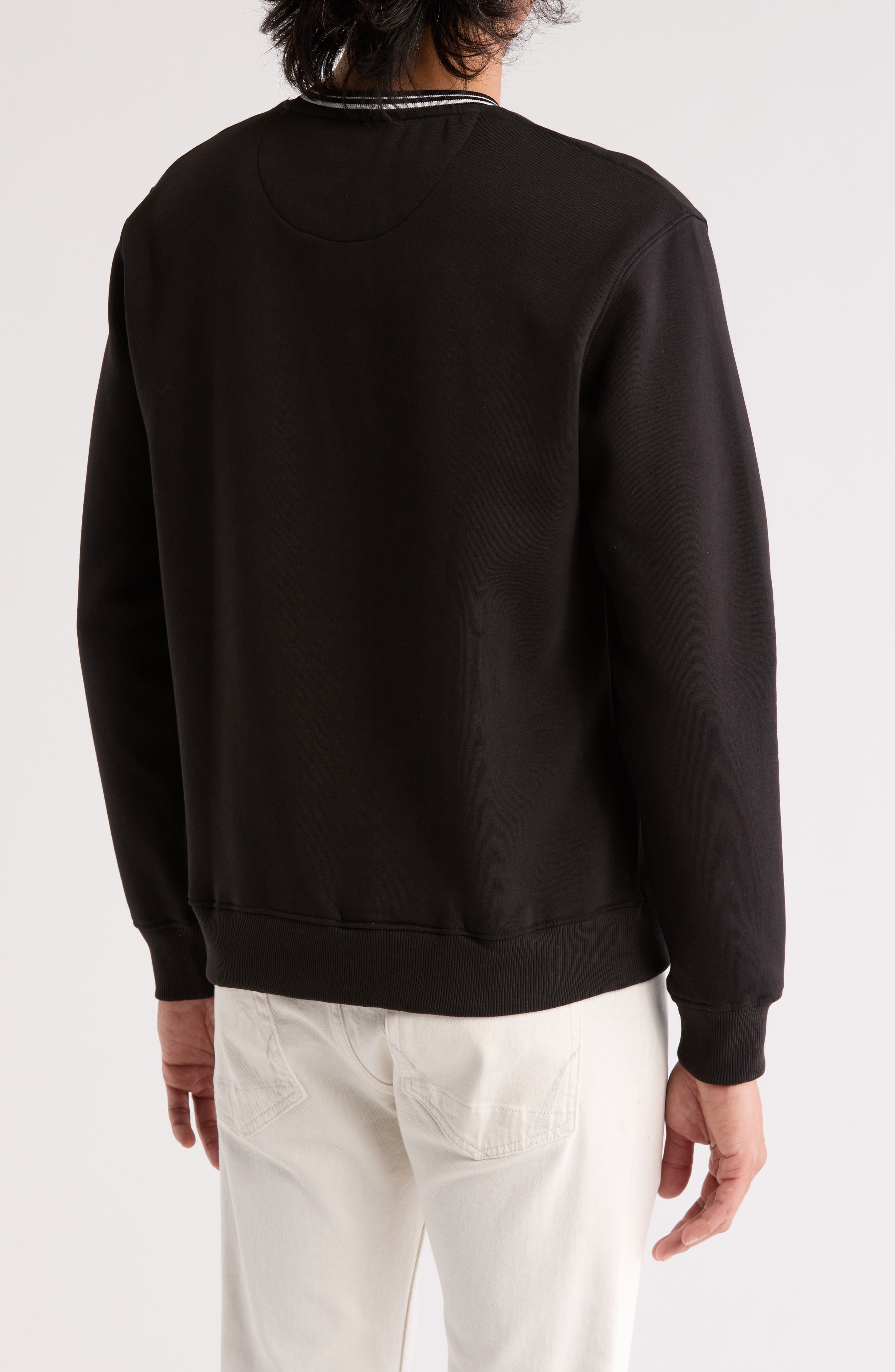 DENIM AND FLOWER Tipped Sweatshirt | Nordstromrack