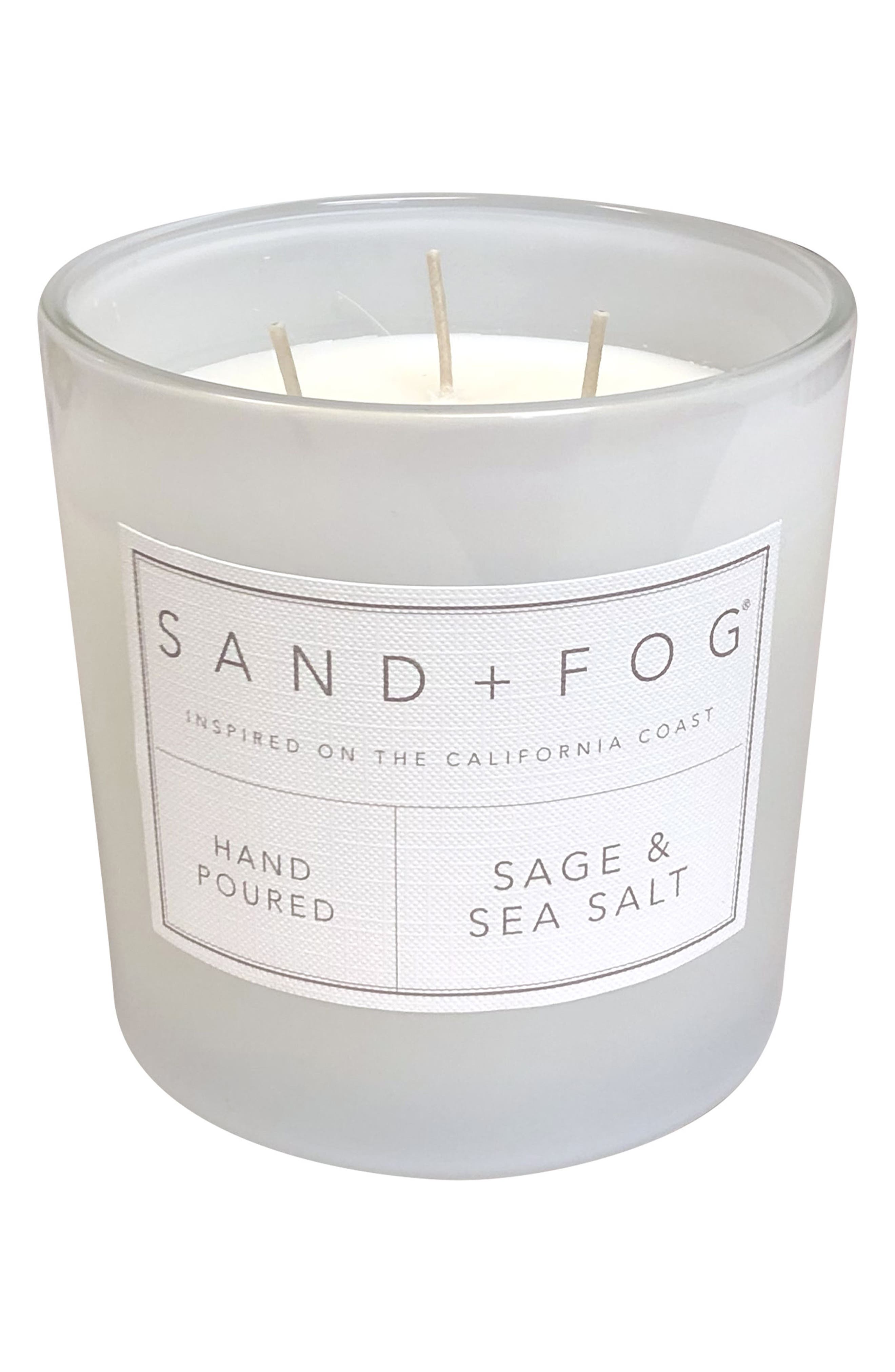 SAND AND FOG Sage Sea Salt Hand Poured Candle | Nordstromrack