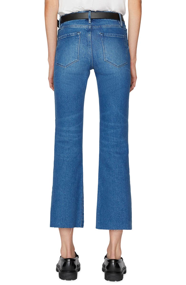 FRAME Le Crop Raw Hem Mini Bootcut Jeans | Nordstromrack