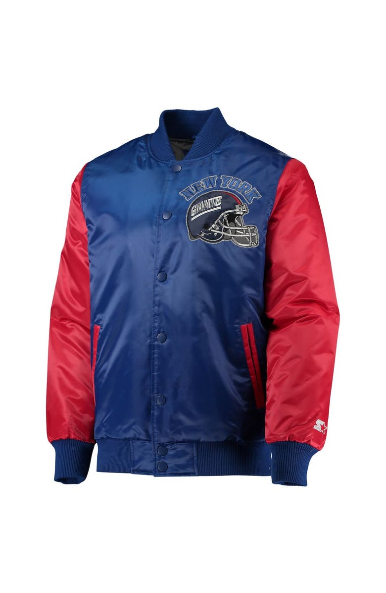 STARTER Men's Starter Royal/Red New York Giants Locker Room Throwback ...