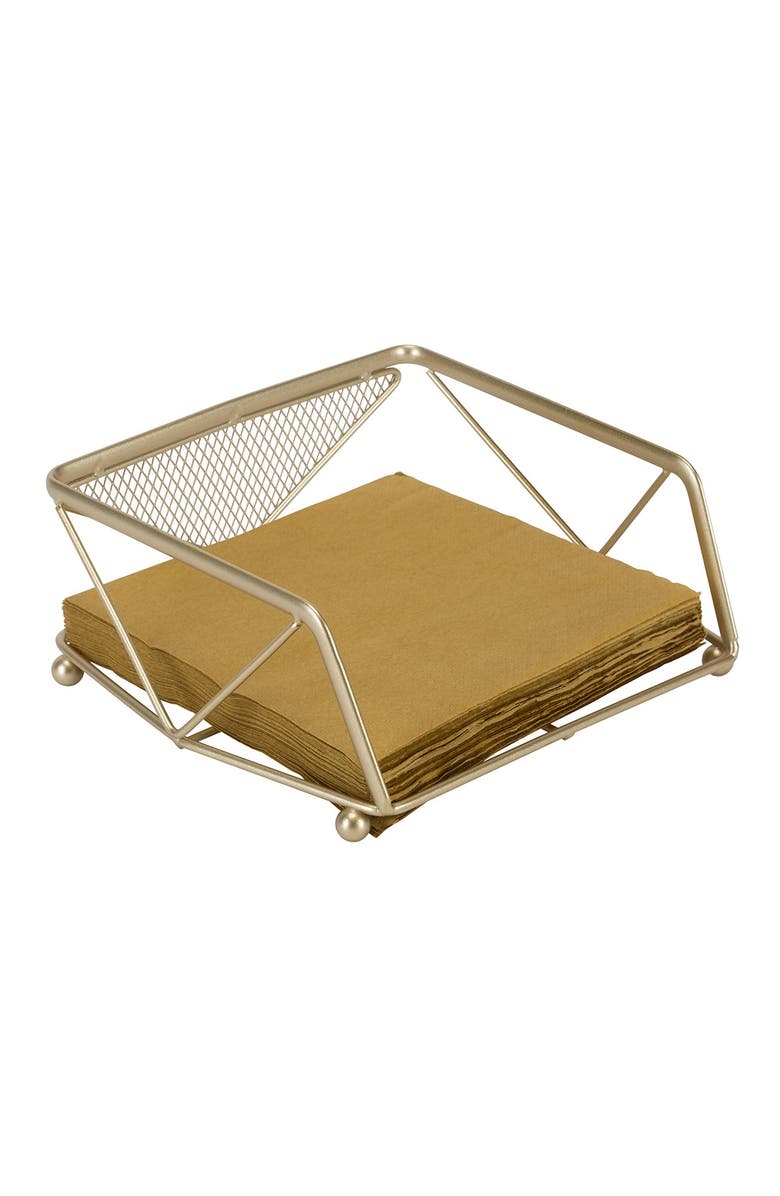 KENNEDY INTERNATIONAL Satin Gold Geode Napkin Holder | Nordstromrack