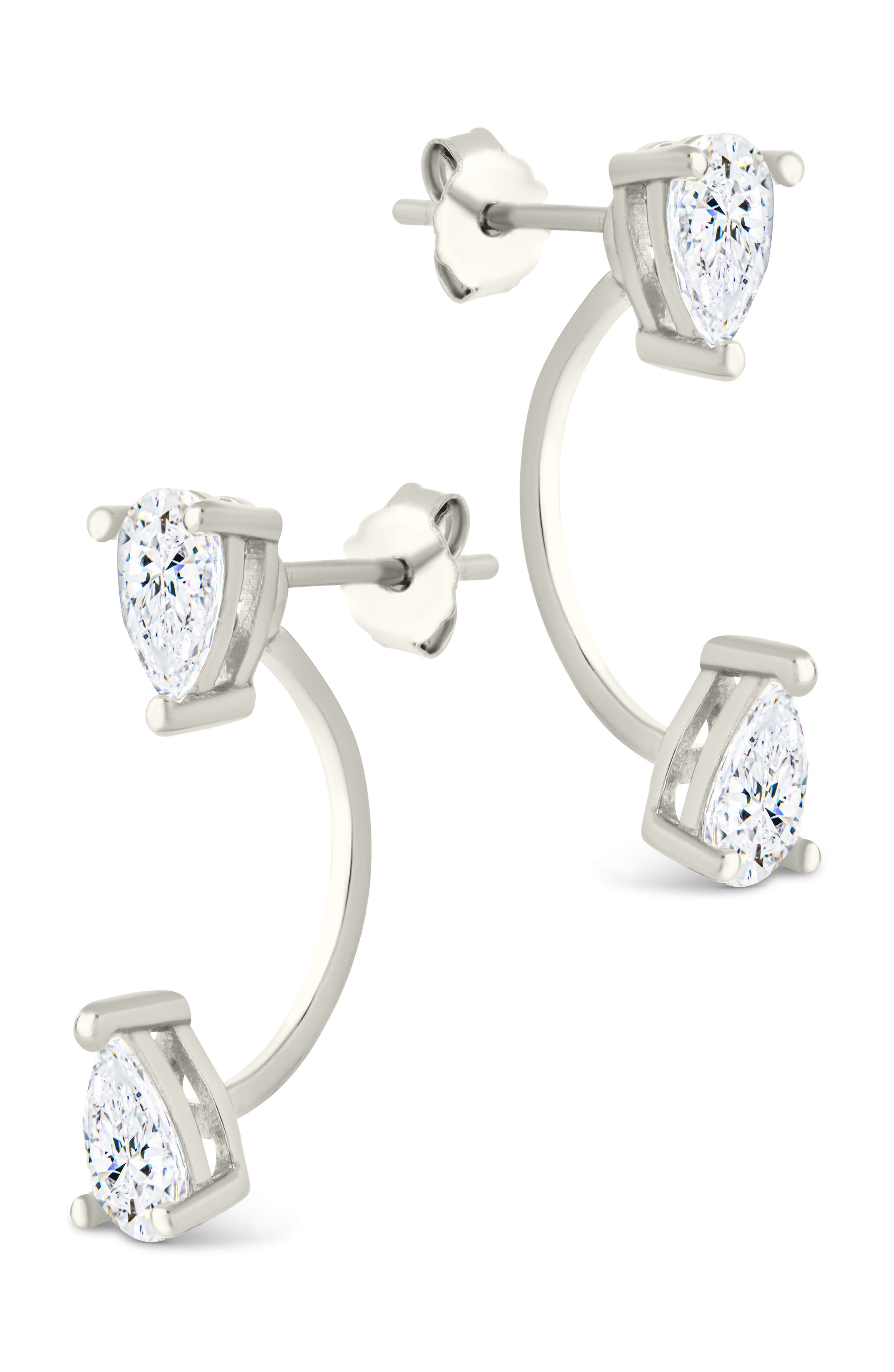 Sterling Forever Pear Drop Earrings | Nordstrom