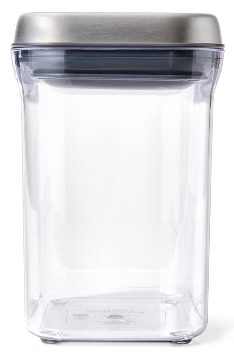 OXO SoftWorks POP Stainless Steel Lid Airtight Food Storage Container ...