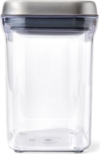 OXO SoftWorks POP Stainless Steel Lid Airtight Food Storage Container ...