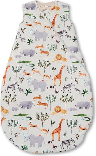Loulou Lollipop Safari Animals 2.5 TOG Sleep Bag | Nordstromrack