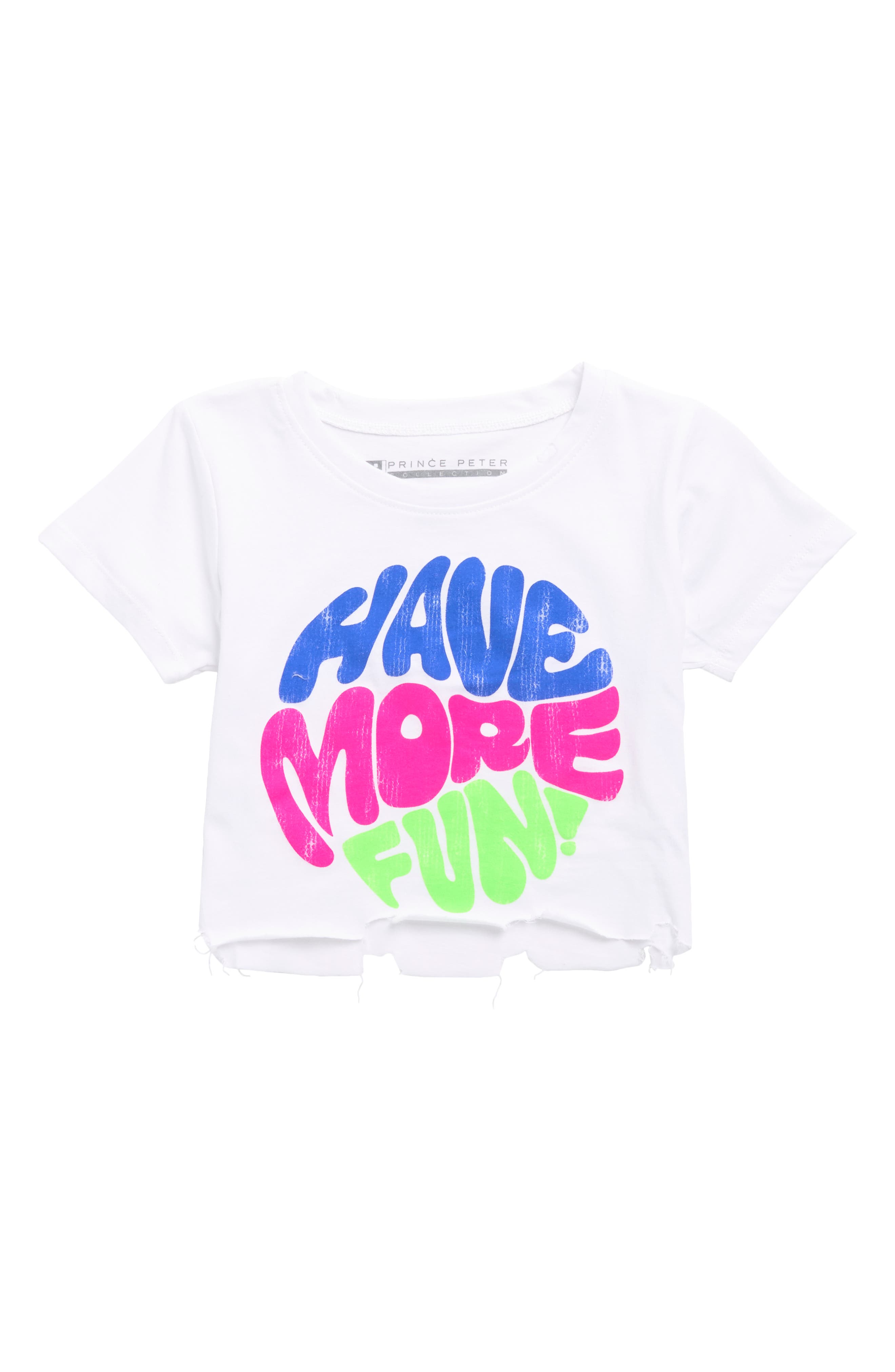 Prince Peter Kids' Have More Fun Crop Graphic T-Shirt | Nordstromrack