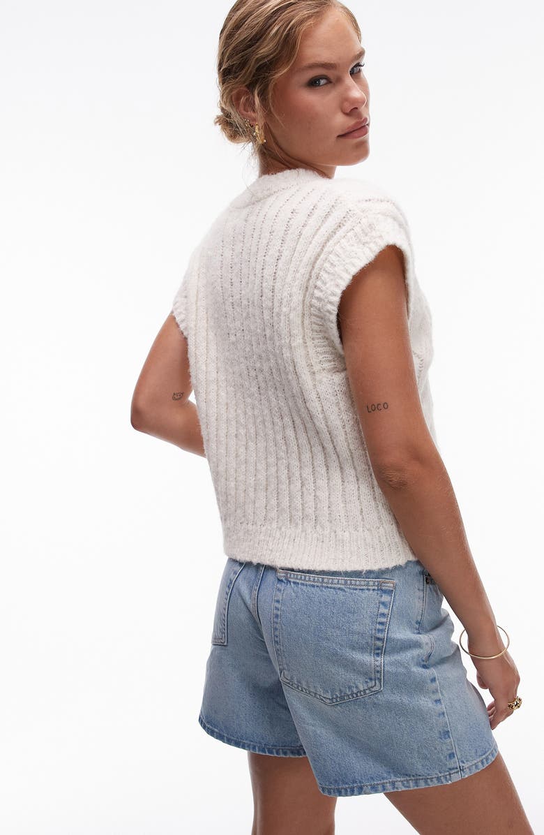 Topshop Cable Sweater Vest | Nordstromrack