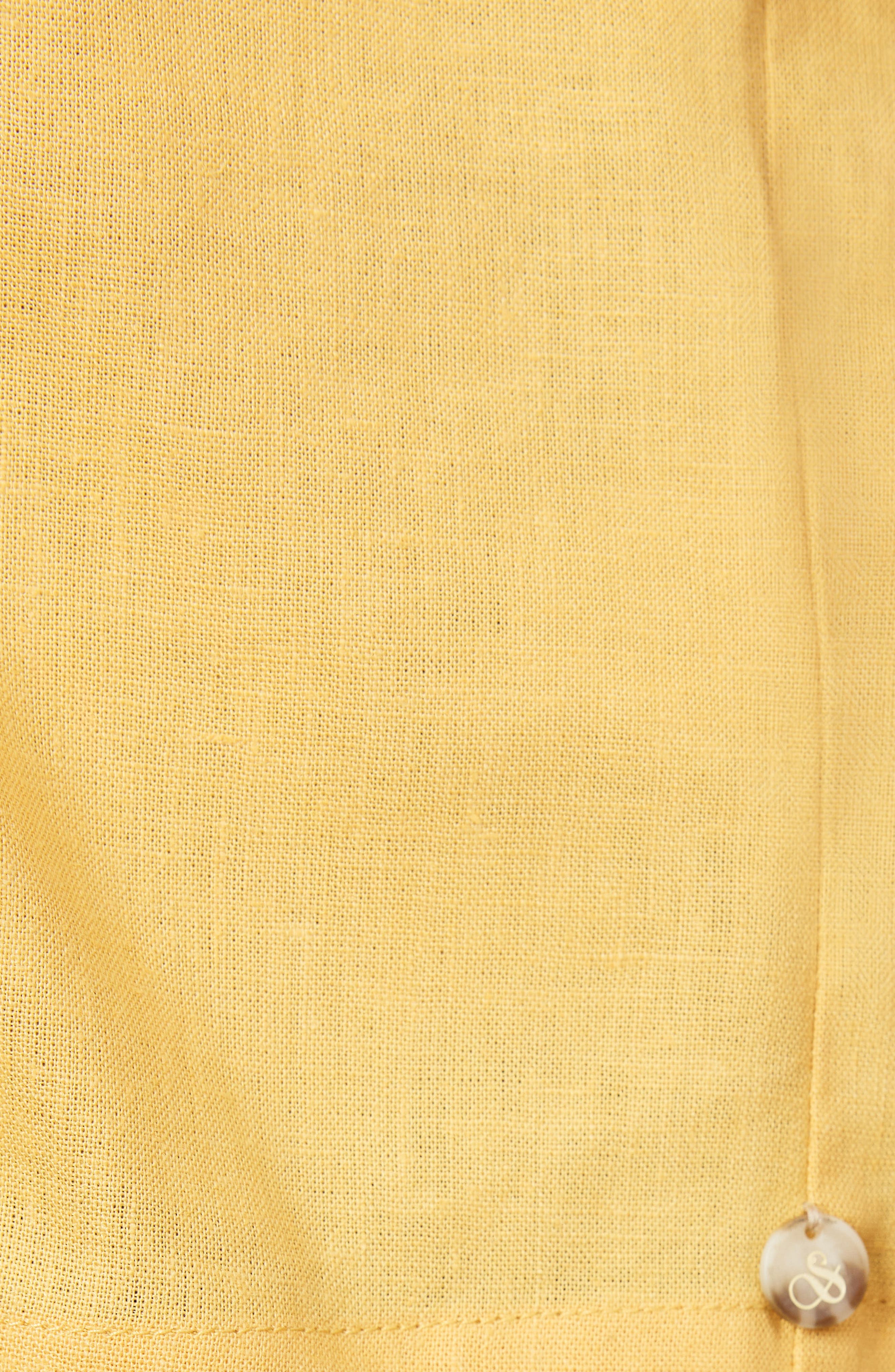 Scotch & Soda Short Sleeve Linen Blend Button-Up Top | Nordstromrack