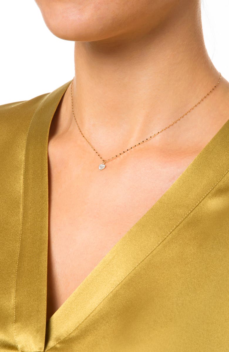 STONE AND STRAND Heart of the Matter Diamond Pendant Necklace ...