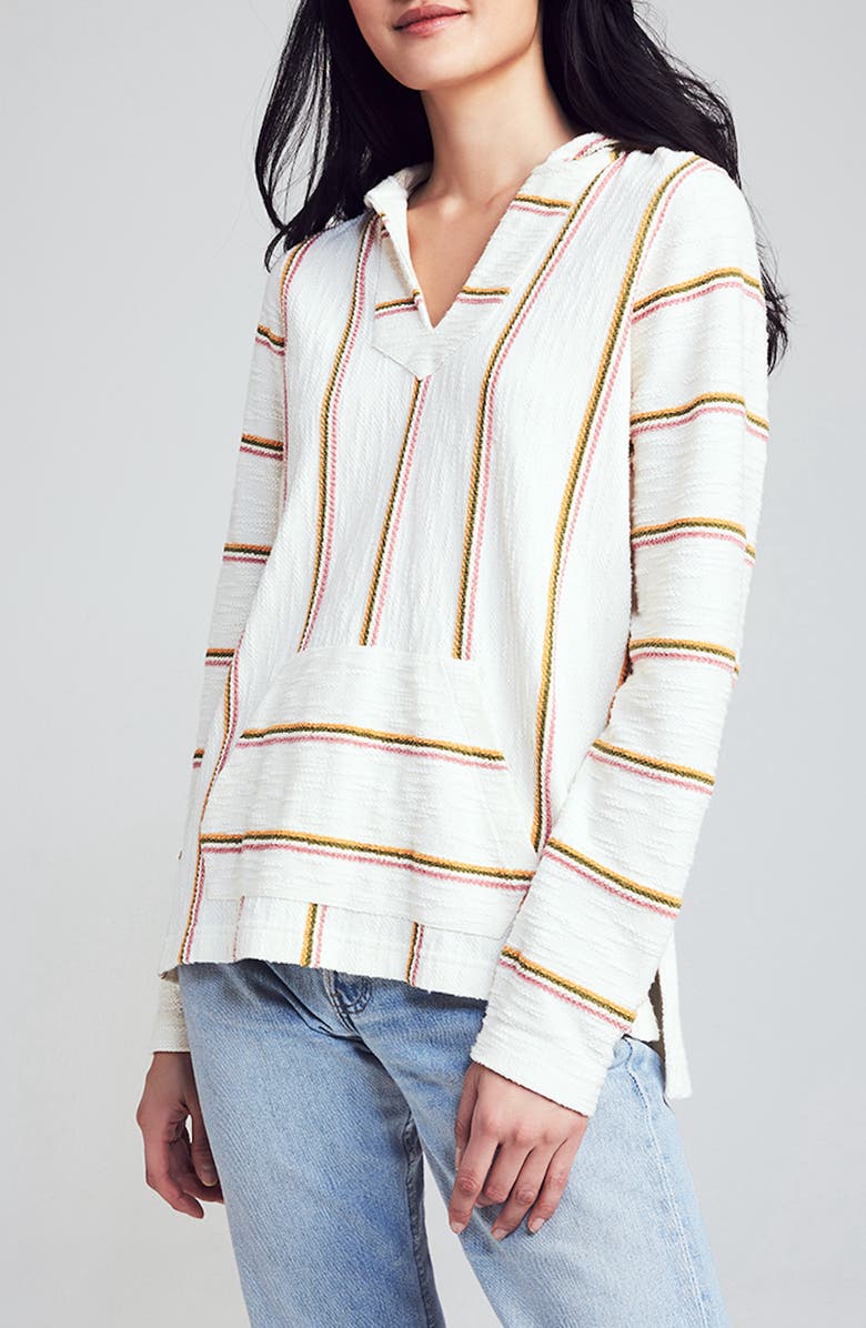 Faherty Seabrook French Terry Hooded Poncho | Nordstromrack