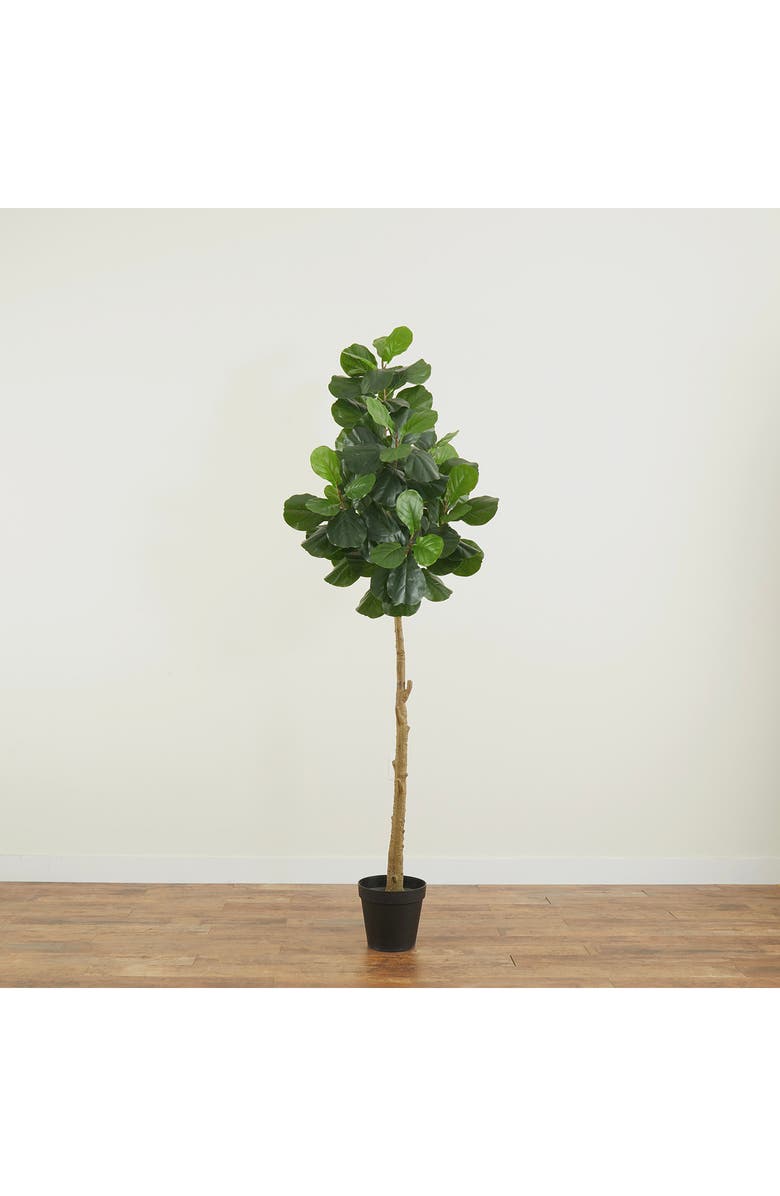 NEARLY NATURAL 8 ft. Fiddle Leaf Fig Tree Artificial Plant | Nordstromrack