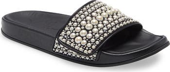 Jimmy Choo Fitz Embellished Pool Slide (Women) | Nordstrom