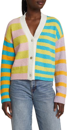 Rails Geneva Stripe Cotton Blend Cardigan | Nordstrom