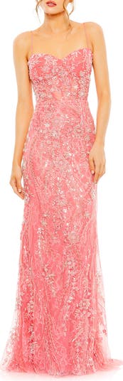 Mac Duggal Sweetheart Neck Floral Sequin Gown | Nordstrom