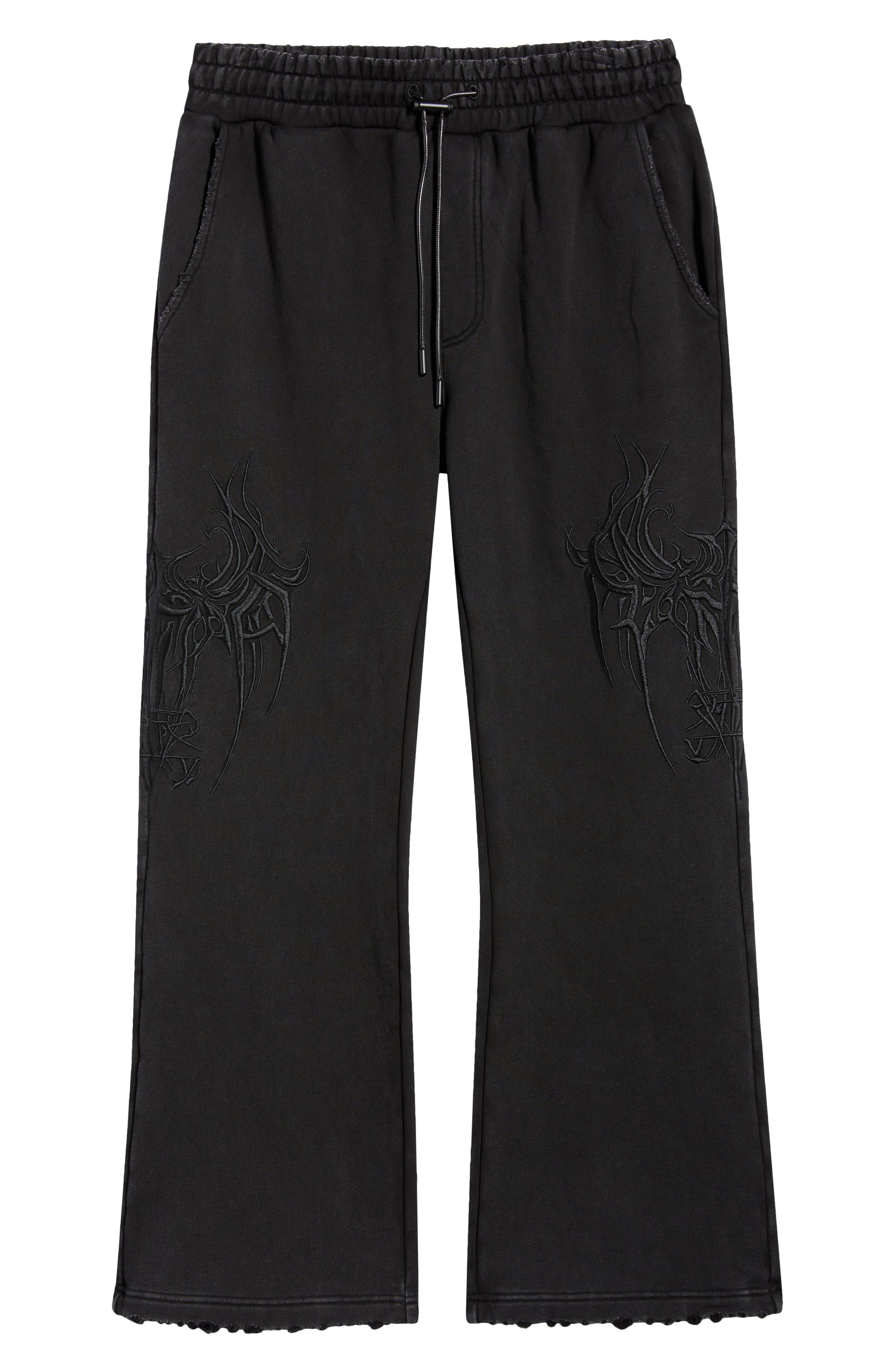 RtA Griffin Cyber Sigilism Flare Sweatpants | Nordstrom