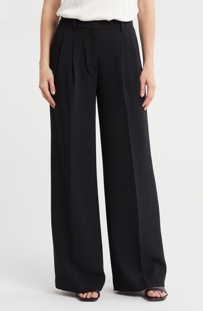DKNY Pleated Wide Leg Pants | Nordstromrack
