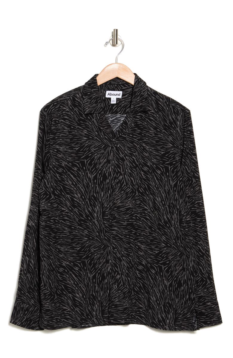 Abound Long Sleeve Camp Collar Shirt | Nordstromrack