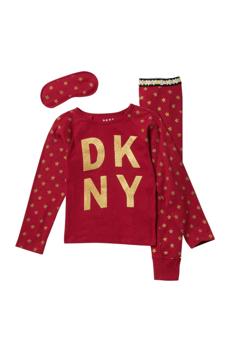 Donna Karan New York Raglan Sleeve Star Cotton Pajamas | Nordstromrack