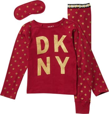 Donna Karan New York Raglan Sleeve Star Cotton Pajamas | Nordstromrack