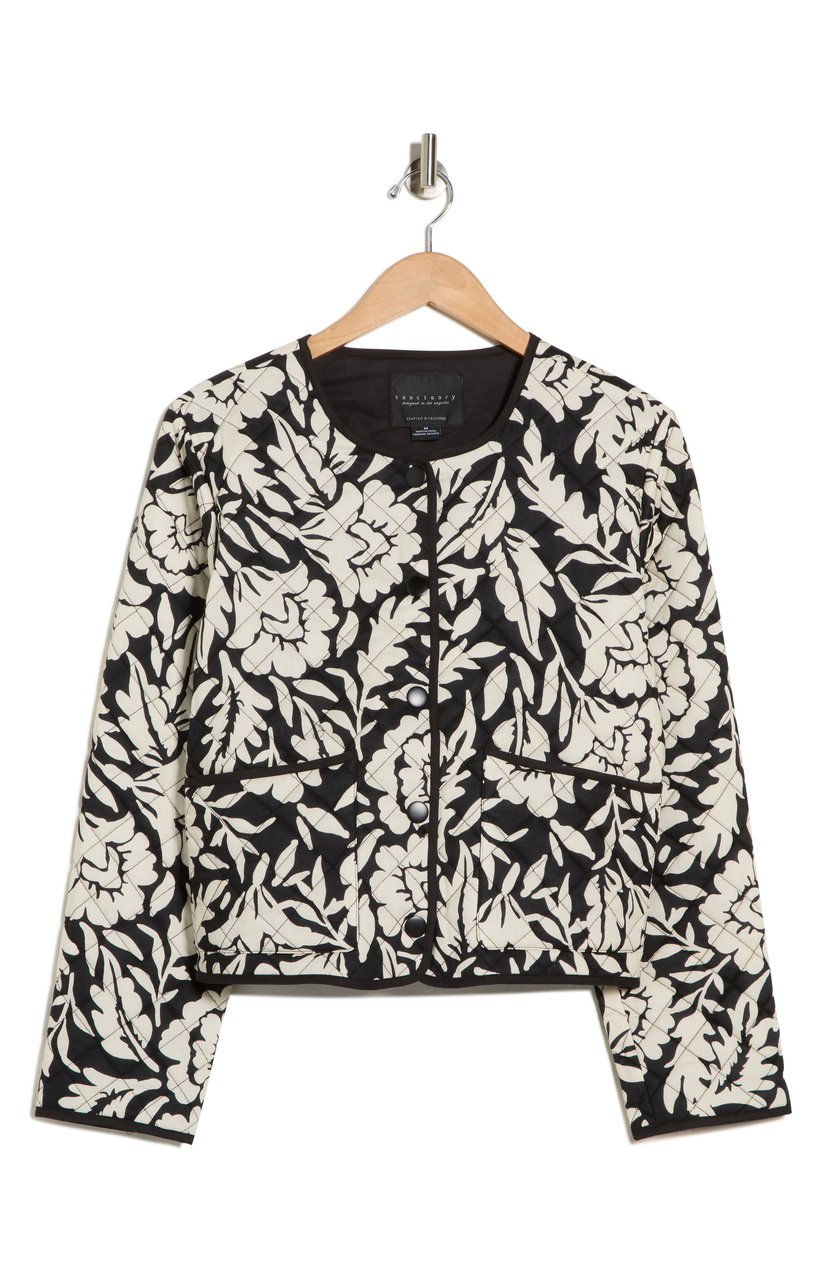 Sanctuary Floral Quilted Jacket | Nordstromrack