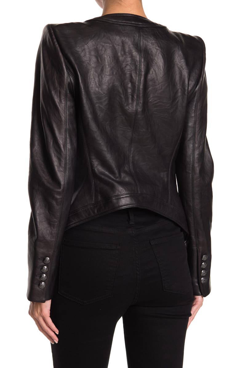 Veronica Beard Shanti Leather Jacket | Nordstromrack