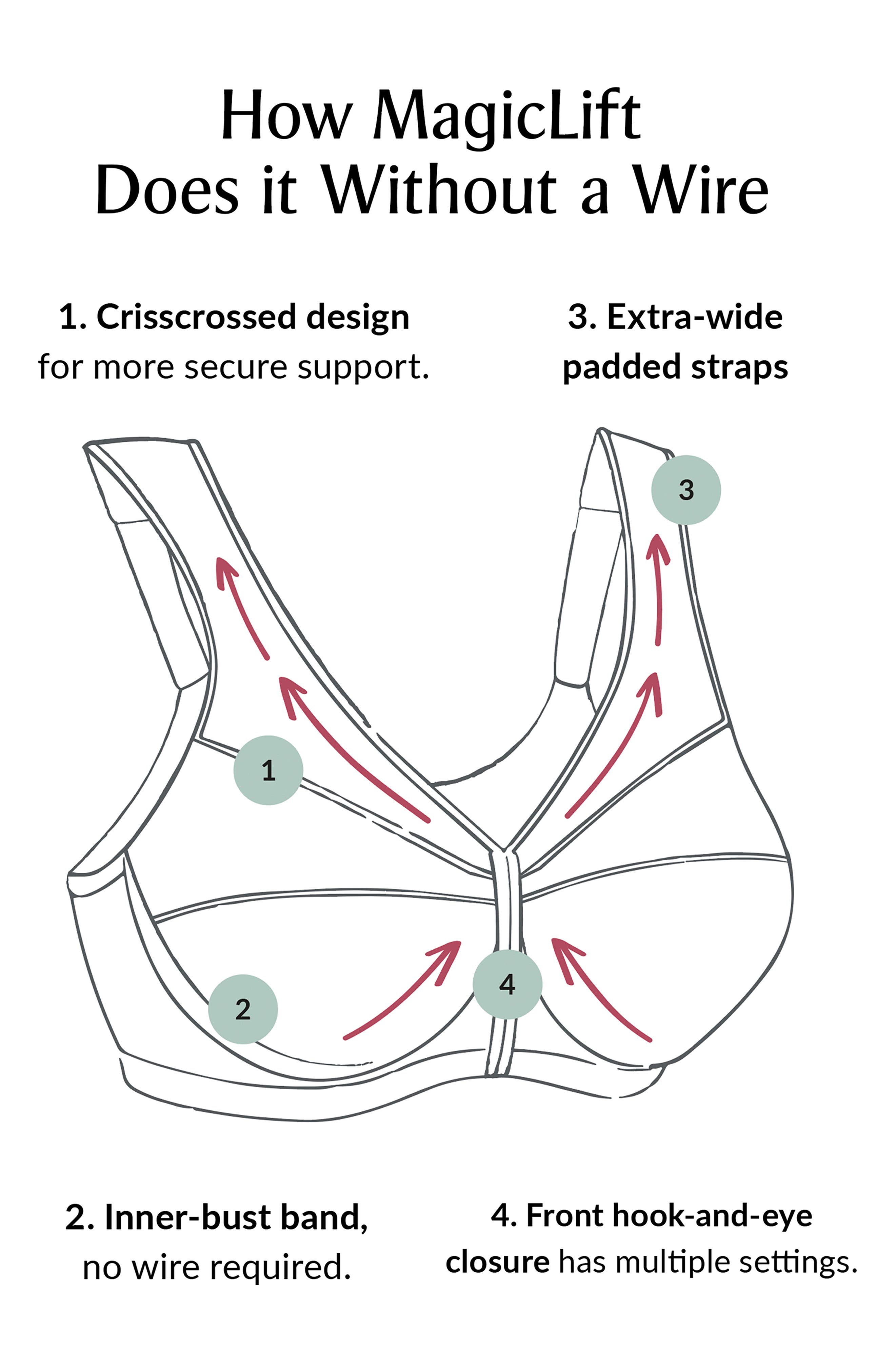 Glamorise MagicLift® Front Close Support Bra | Nordstrom