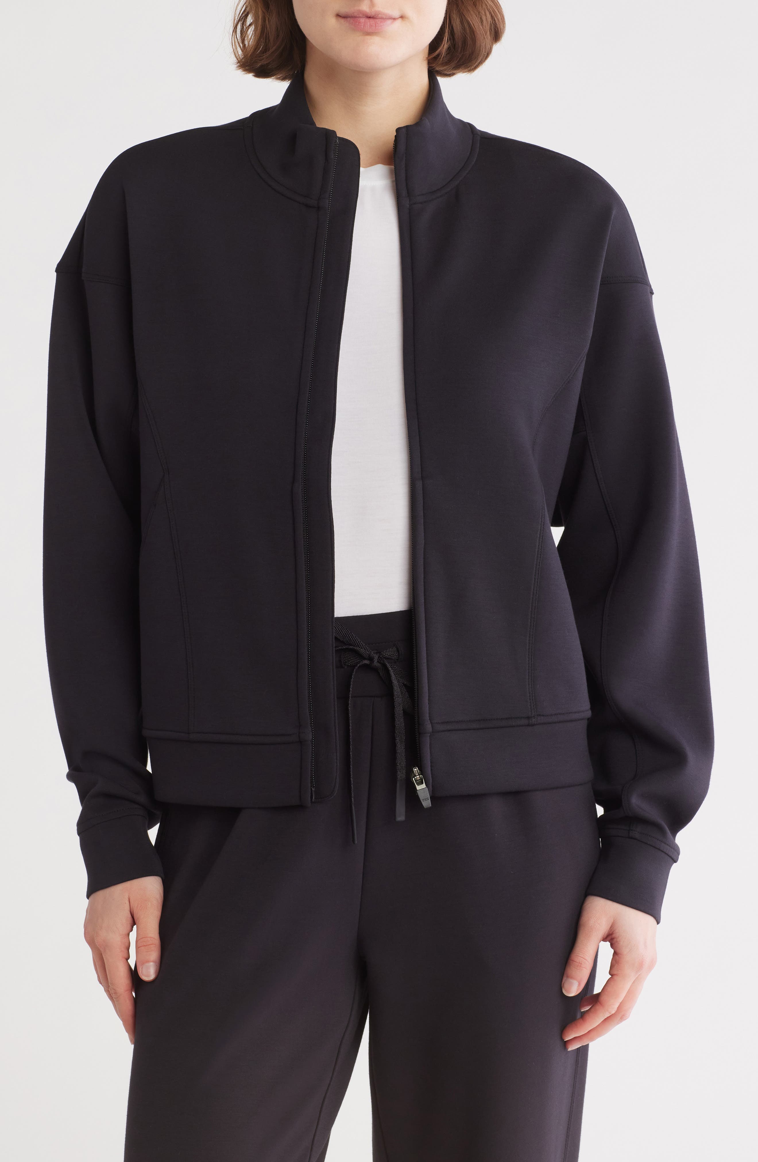 Z by Zella Whisper Scuba Knit Track Jacket | Nordstromrack