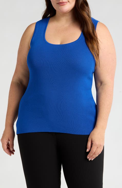 Blue Plus-Size Tops for Women | Nordstrom