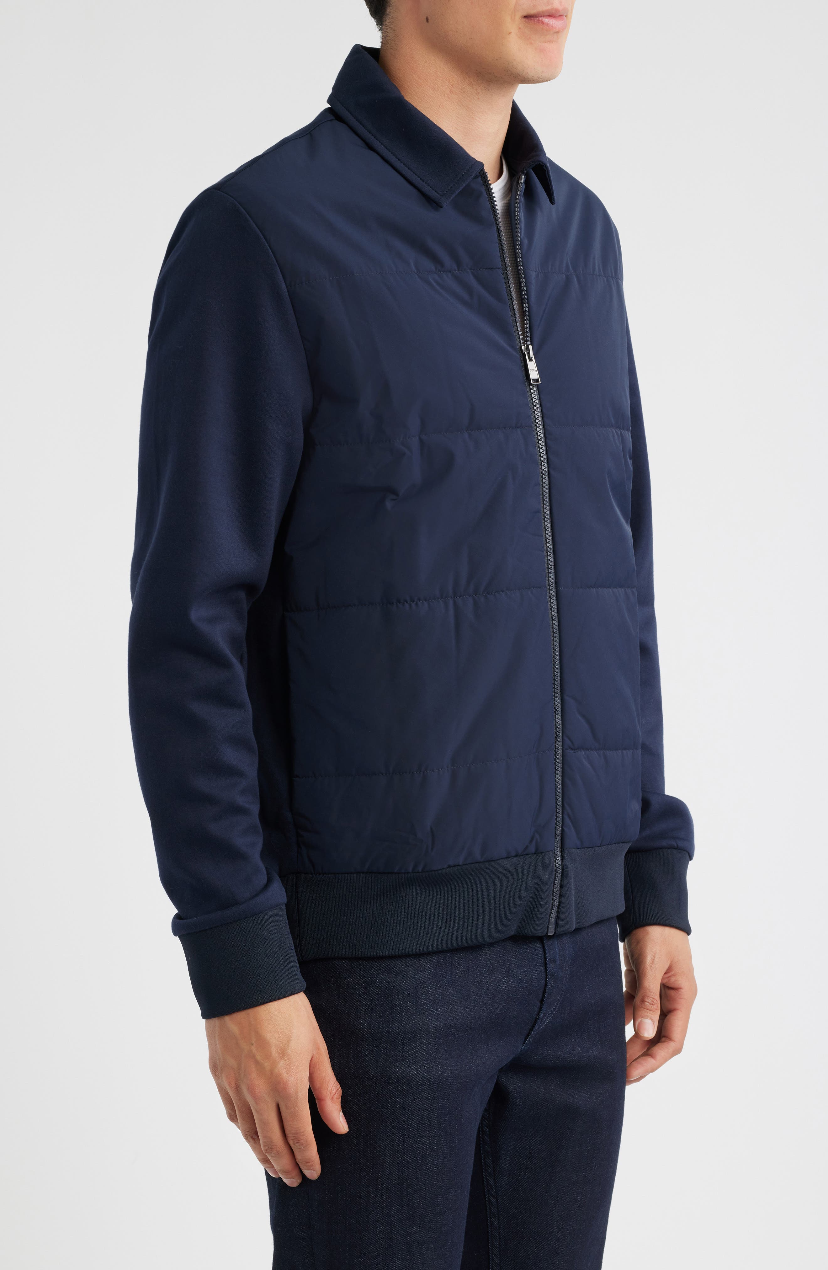 BOSS Sigmon Quilted Zip Jacket | Nordstromrack