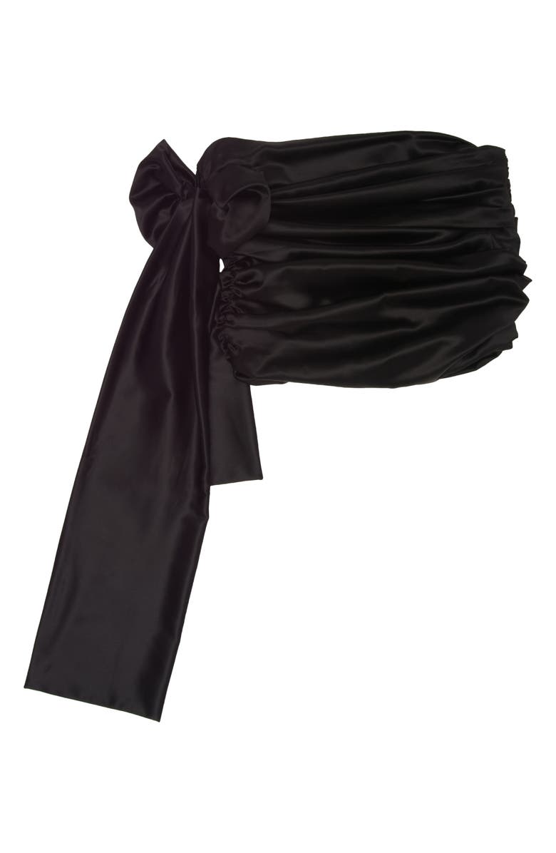 Dolce&Gabbana Bow Detail Stretch Silk Miniskirt | Nordstromrack