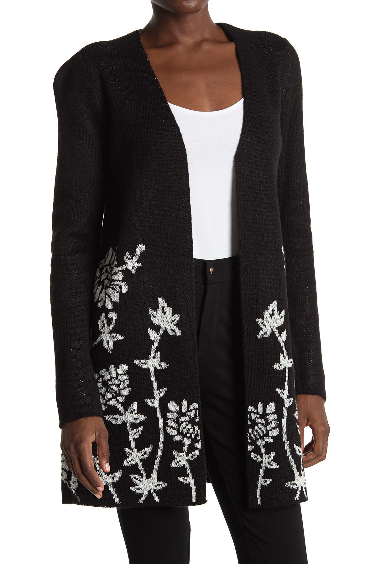Love By Design Randee Long Patterned Cardigan | Nordstromrack