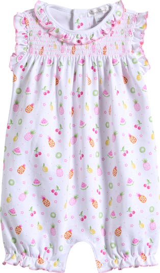 Kissy Kissy Print Pima Cotton Sleeveless Romper | Nordstrom