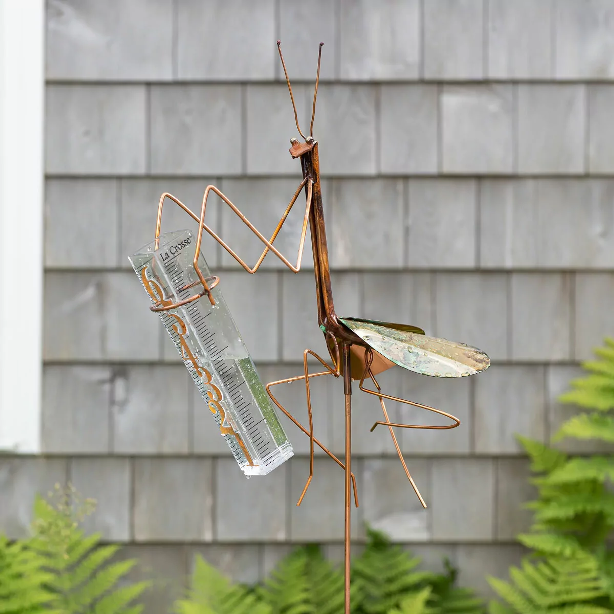 Uncommon Goods Praying Mantis Rain Gauge by Haw Creek Forge | Nordstrom
