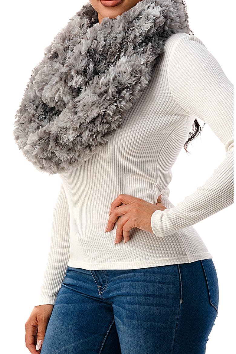 Faux Fur Stretch Infinity Scarf (Women) | Nordstromrack
